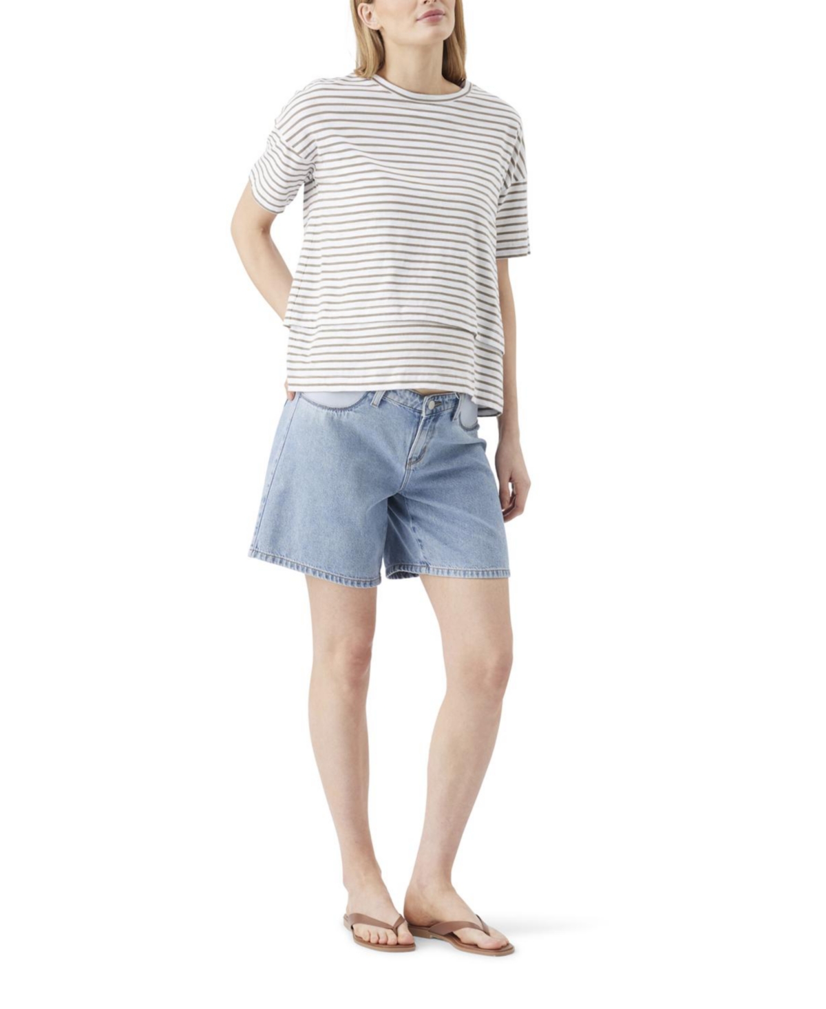 RIPE MATERNITY Dion Denim Short